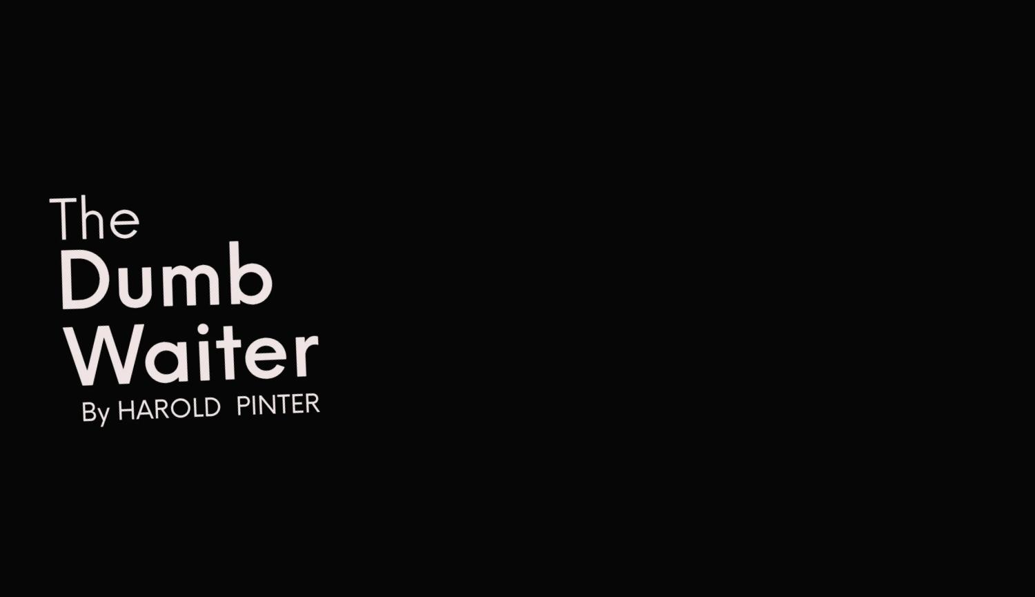 The Dumb Waiter - Read by Jimmy Nail & Chris Connel | Live Theatre