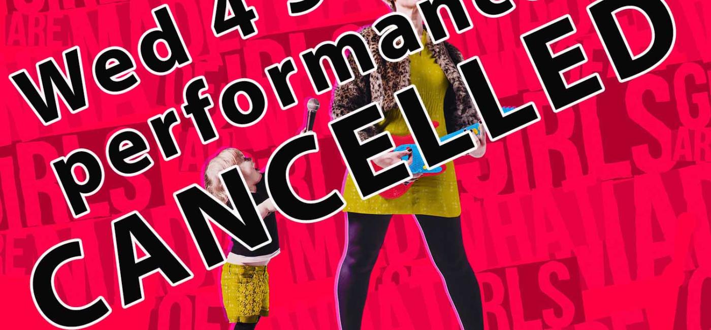 SHOW CANCELLED TONIGHT | Live Theatre